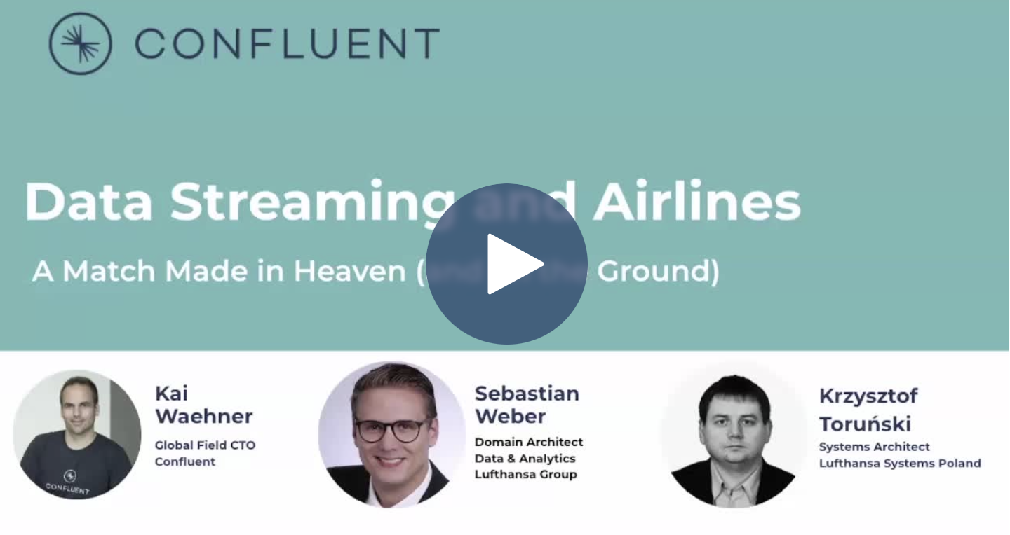 How Lufthansa uses Apache Kafka for Middleware and Analytics - Kai Waehner