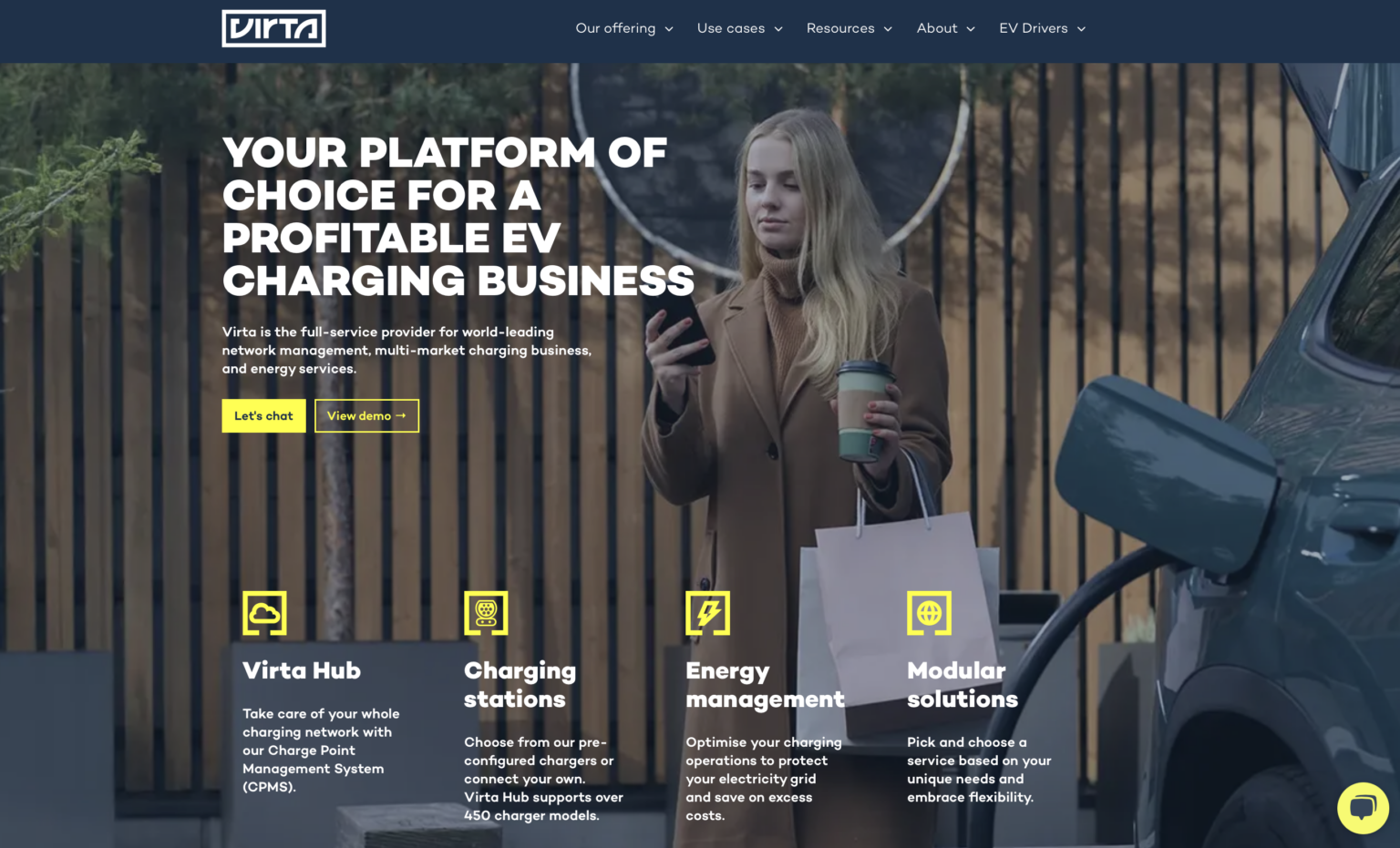 Virta's Electric Vehicle (EV) Charging Platform with Real-Time Data ...